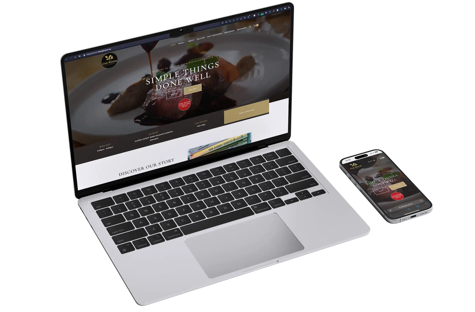 Oak Room Cavan: Elevated Dining Experiences Through Bespoke Web Design